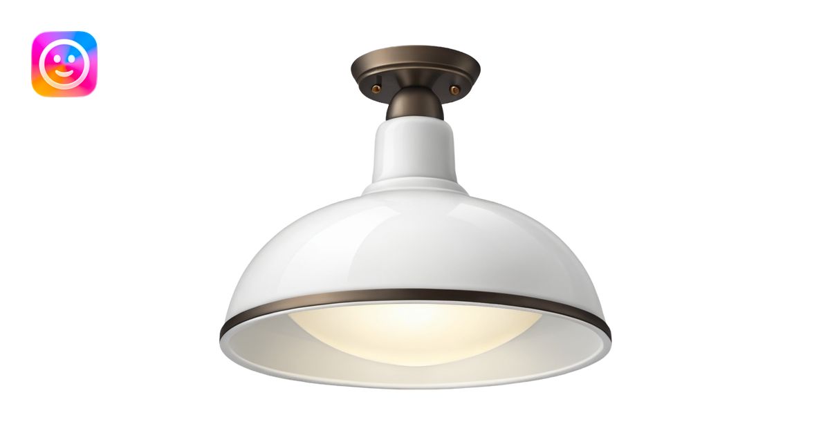 Ceiling lamp emoji | AI Emoji Generator