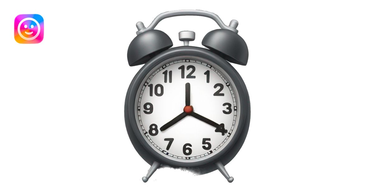 Alarm clock emoji | AI Emoji Generator