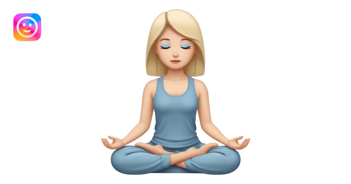 Women like healing emoji | AI Emoji Generator