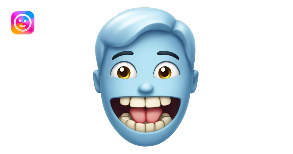 Emoji with rolling eyes and a wisdom teeth extractio emoji | AI Emoji ...