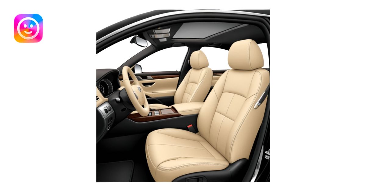 lexus ls430 2006 modified with black paint and beige seats emoji | AI ...