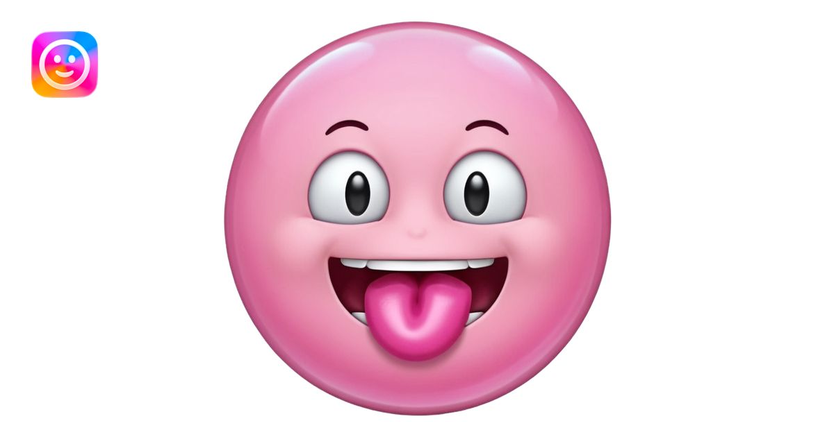 emoji chewing bubble gum emoji | AI Emoji Generator