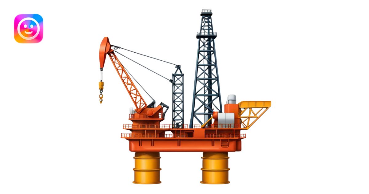 An oil rig Texas emoji | AI Emoji Generator