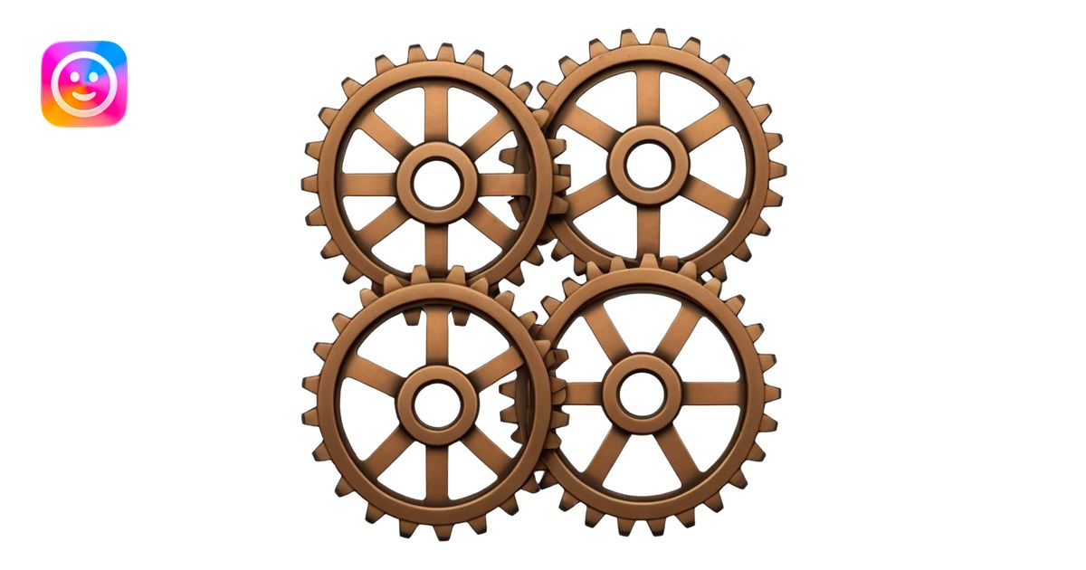cog wheels emoji | AI Emoji Generator