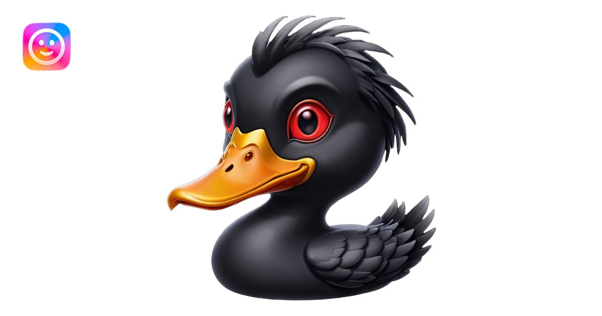 Demon Duck emoji | AI Emoji Generator