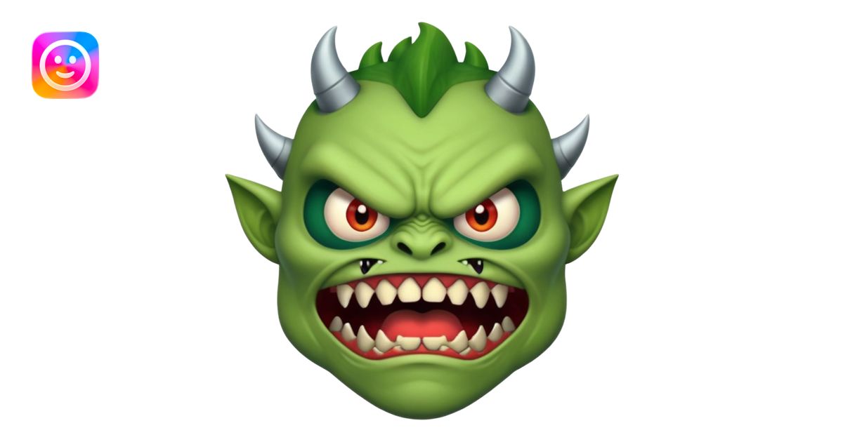 Mad monster emoji | AI Emoji Generator