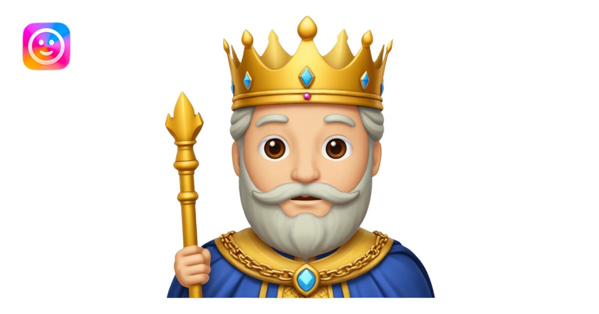 old king emoji | AI Emoji Generator