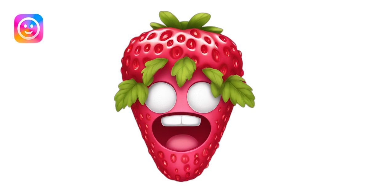 Fraise framboise mirtylle emoji | AI Emoji Generator