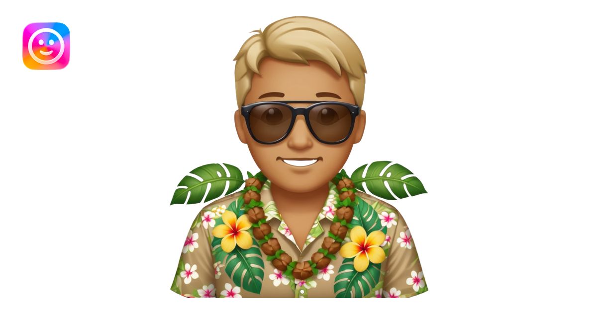 hawaiian emoji | AI Emoji Generator