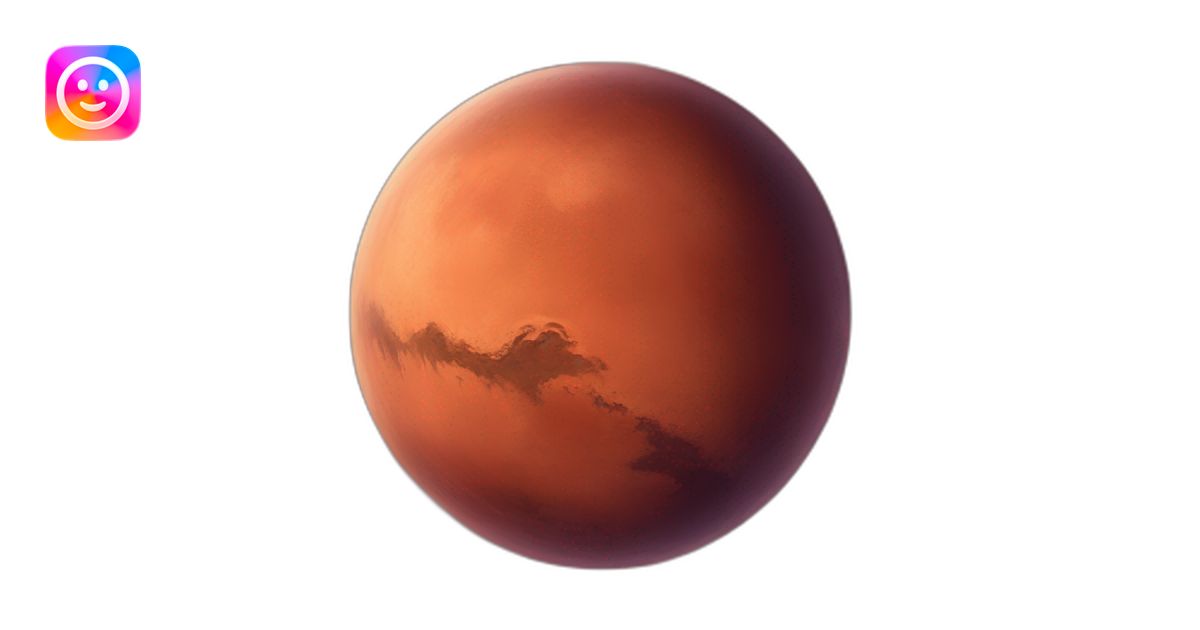 planet mars emoji | AI Emoji Generator