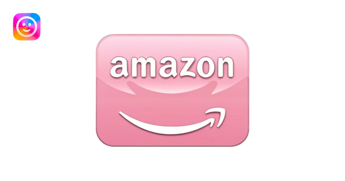 amazon prime video aesthetic logo in pastel pink emoji | AI Emoji Generator
