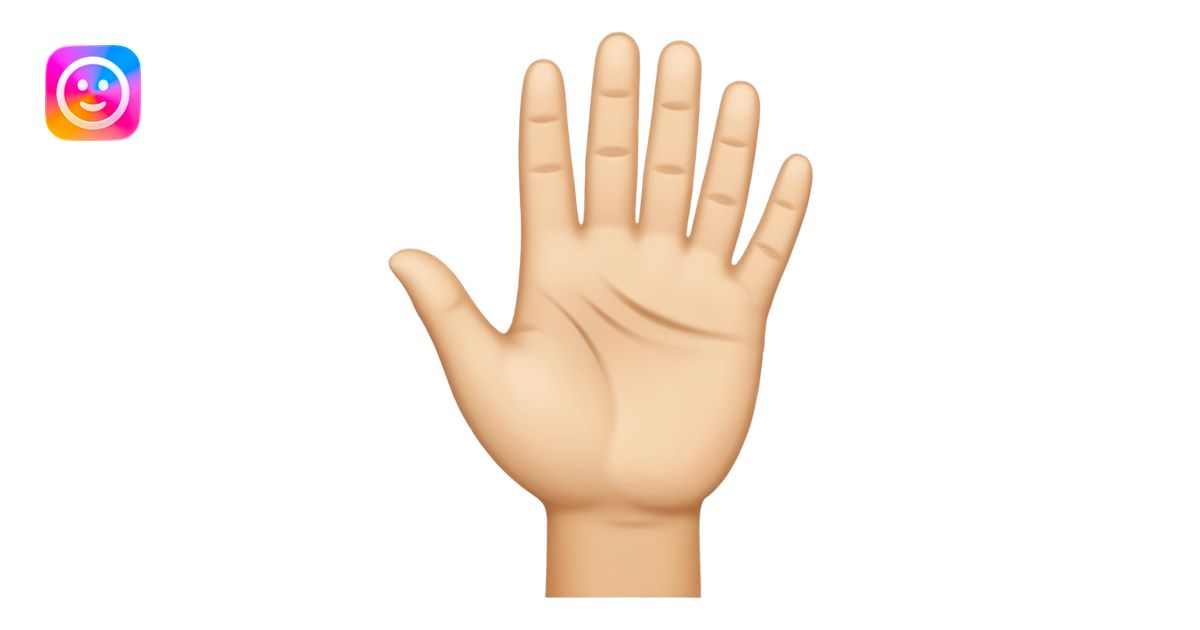 Half-raised 👍 emoji | AI Emoji Generator