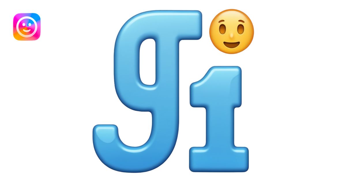 number 1 emoji | AI Emoji Generator