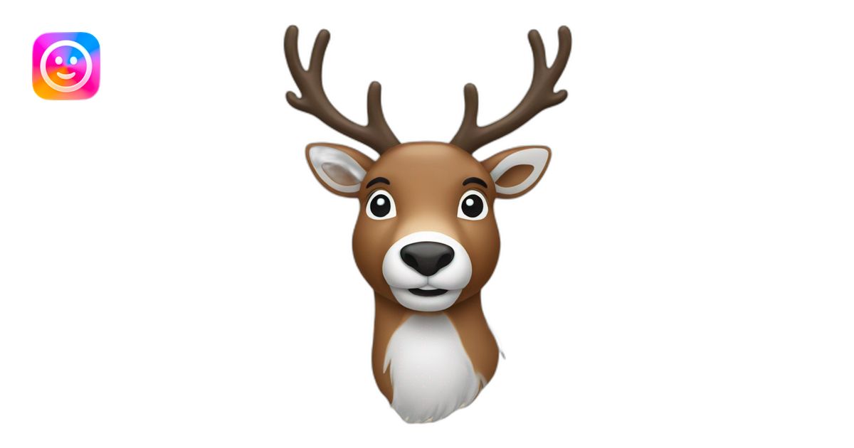 reindeer emoji | AI Emoji Generator