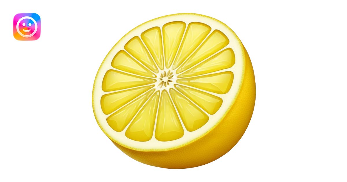 lemon wedge emoji | AI Emoji Generator