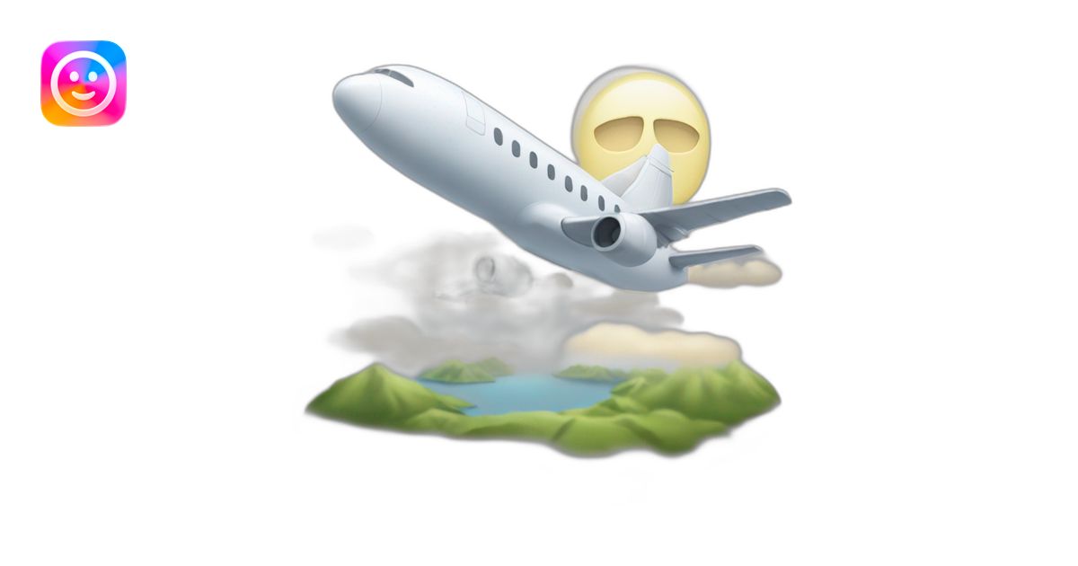 Avion dans une tour emoji | AI Emoji Generator