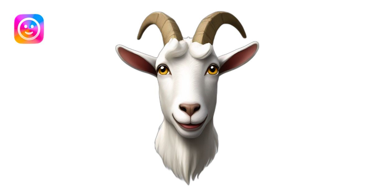 Goat simulator goat emoji | AI Emoji Generator