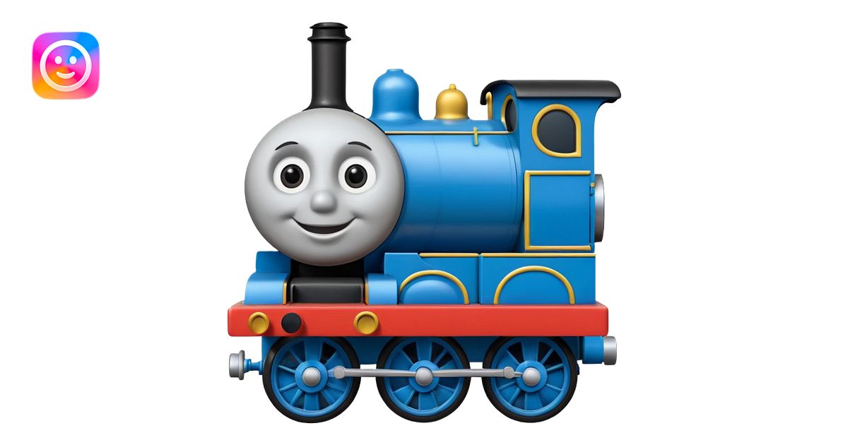 Thomas the tank engine side emoji emoji | AI Emoji Generator