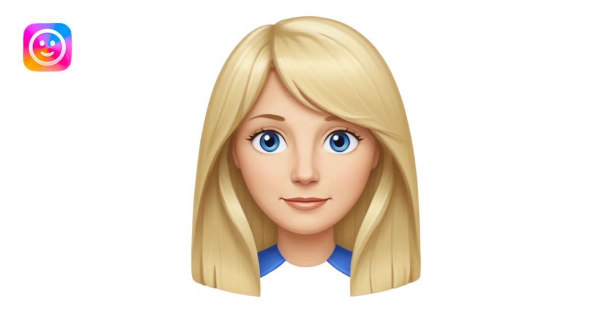 40 yr old white woman, curtain bangs, very long straight blond hair ...