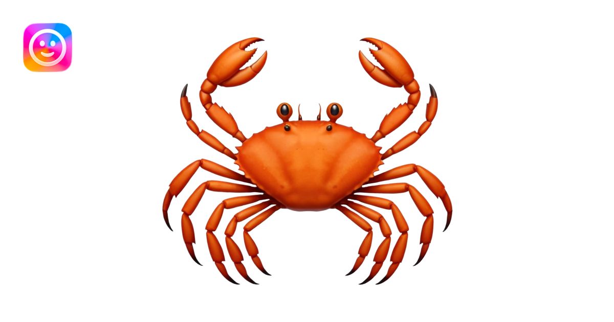scp-1104-nose crab emoji | AI Emoji Generator