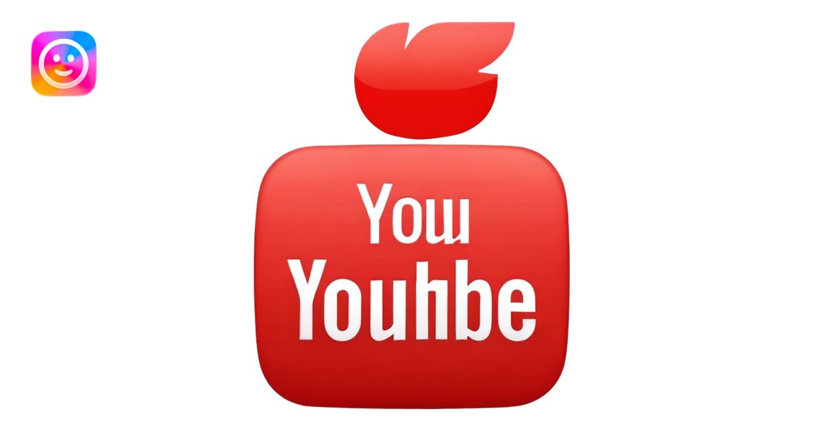 YouTube Logo emoji | AI Emoji Generator