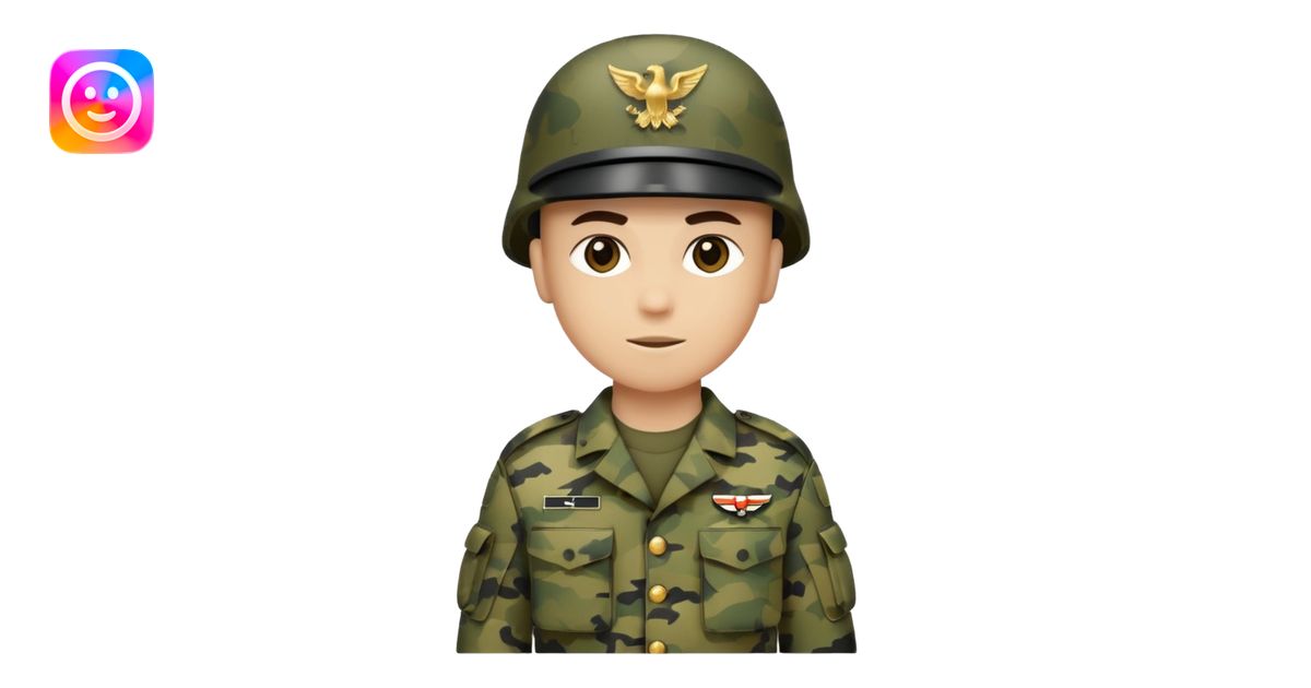military special uniform emoji | AI Emoji Generator