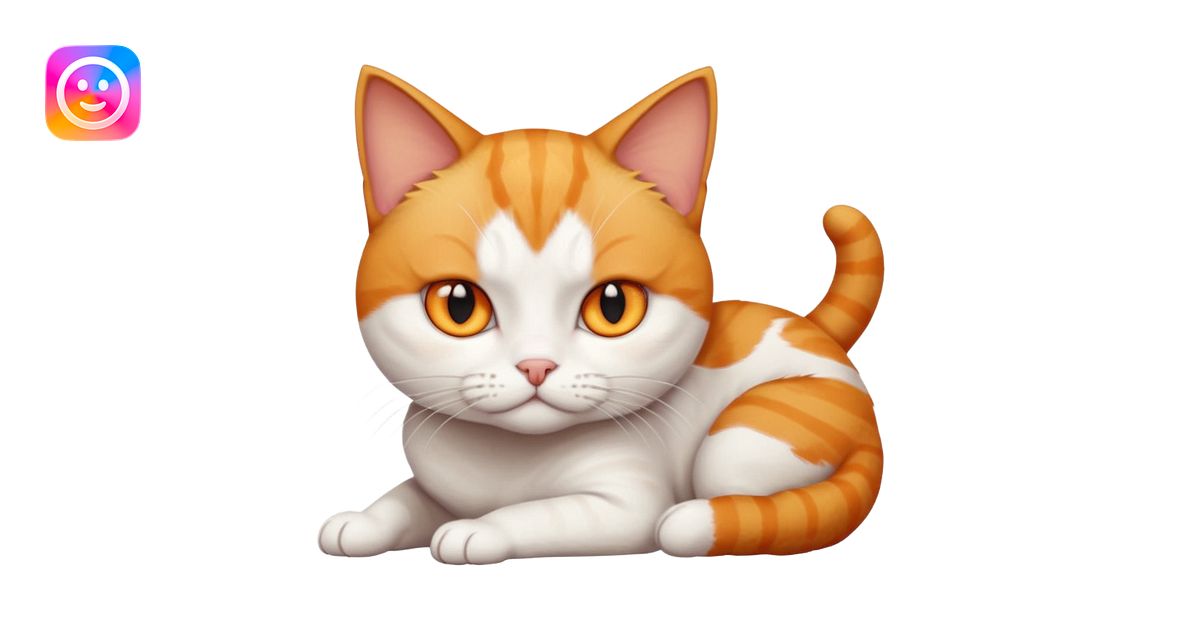 full body angry tiny short hair ginger and white cat with orange eyes ...