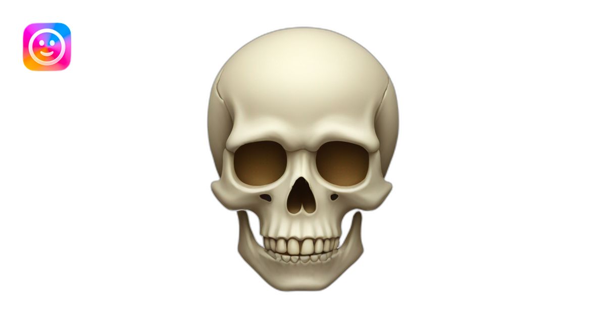 skull emoji | AI Emoji Generator