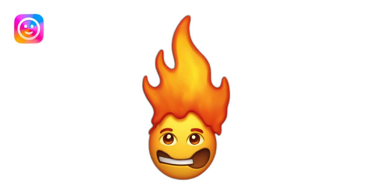 Firey emoji | AI Emoji Generator