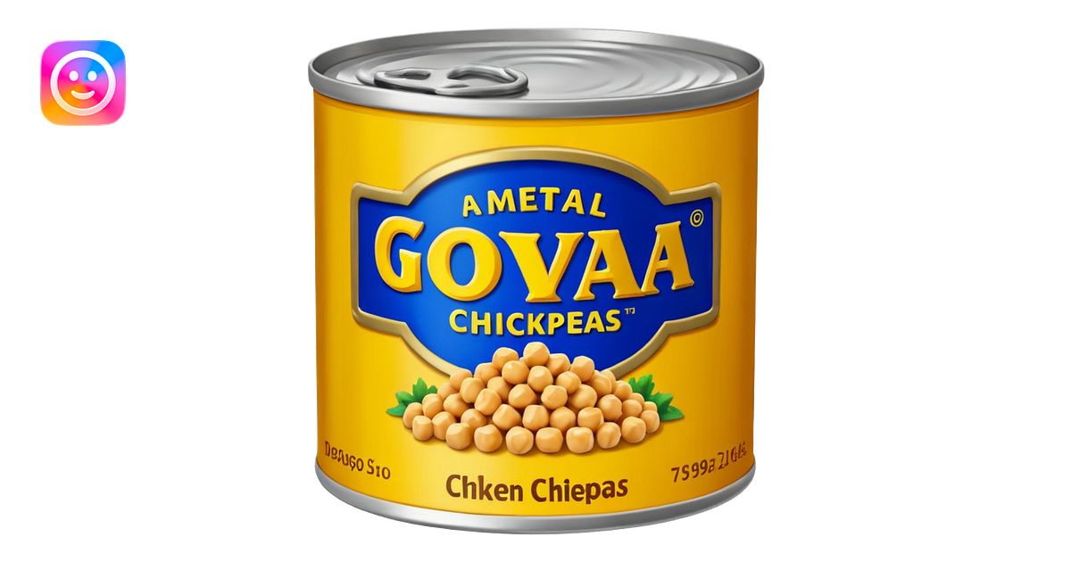 can of goya chickpeas emoji | AI Emoji Generator