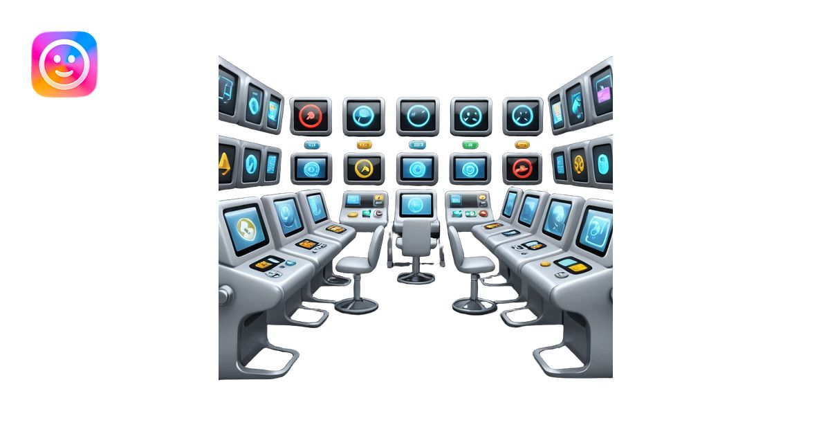 Time Travel Lab a full room emoji | AI Emoji Generator