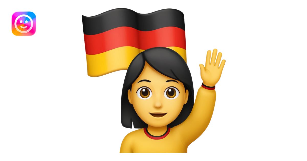 German flag emoji | AI Emoji Generator