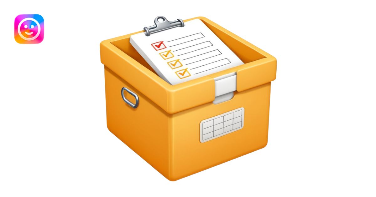 Checklist emoji | AI Emoji Generator