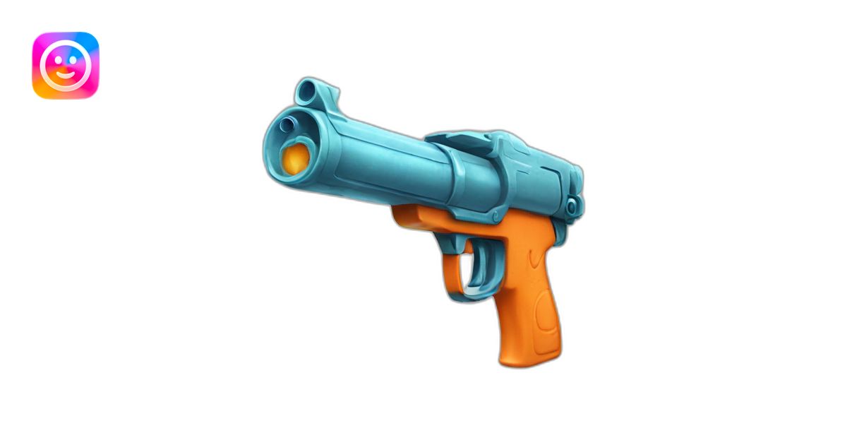 Water orange gun emoji | AI Emoji Generator