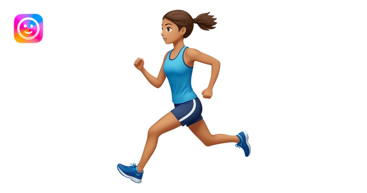 Active girl emoji | AI Emoji Generator