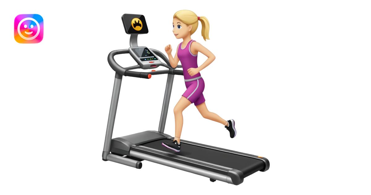 Treadmill emoji | AI Emoji Generator