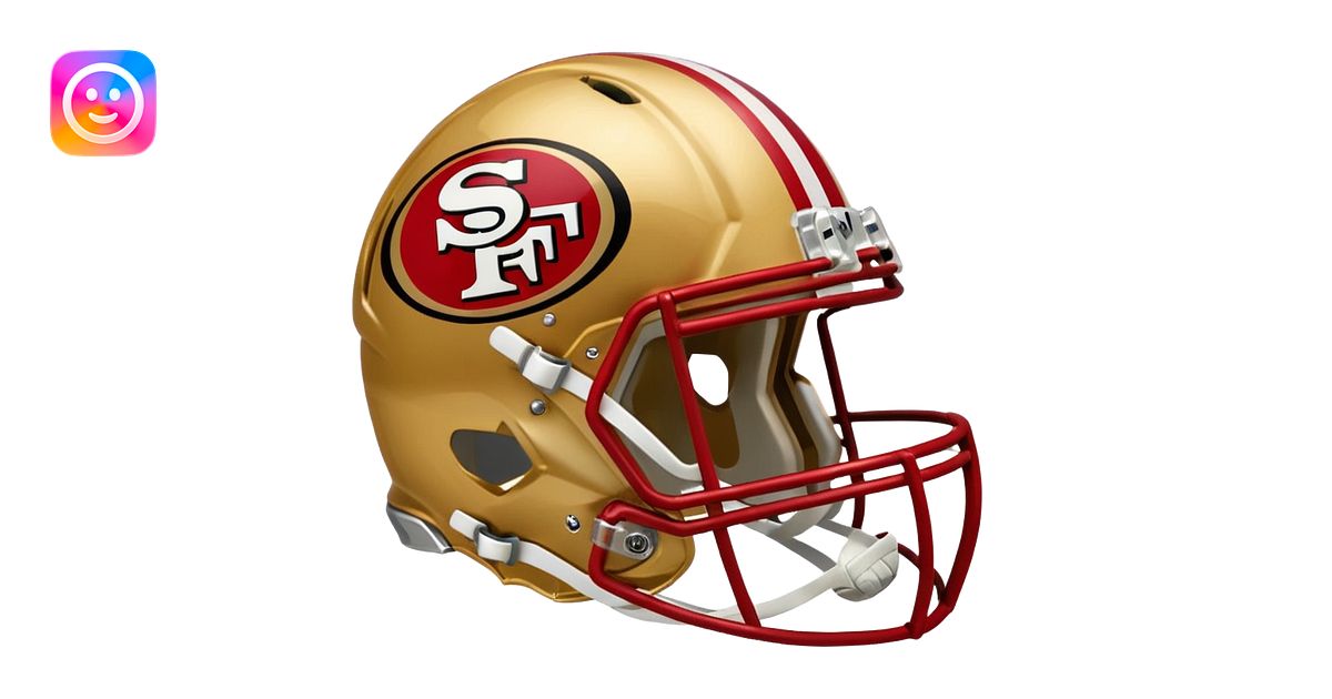 San Francisco 49ers helmet emoji | AI Emoji Generator