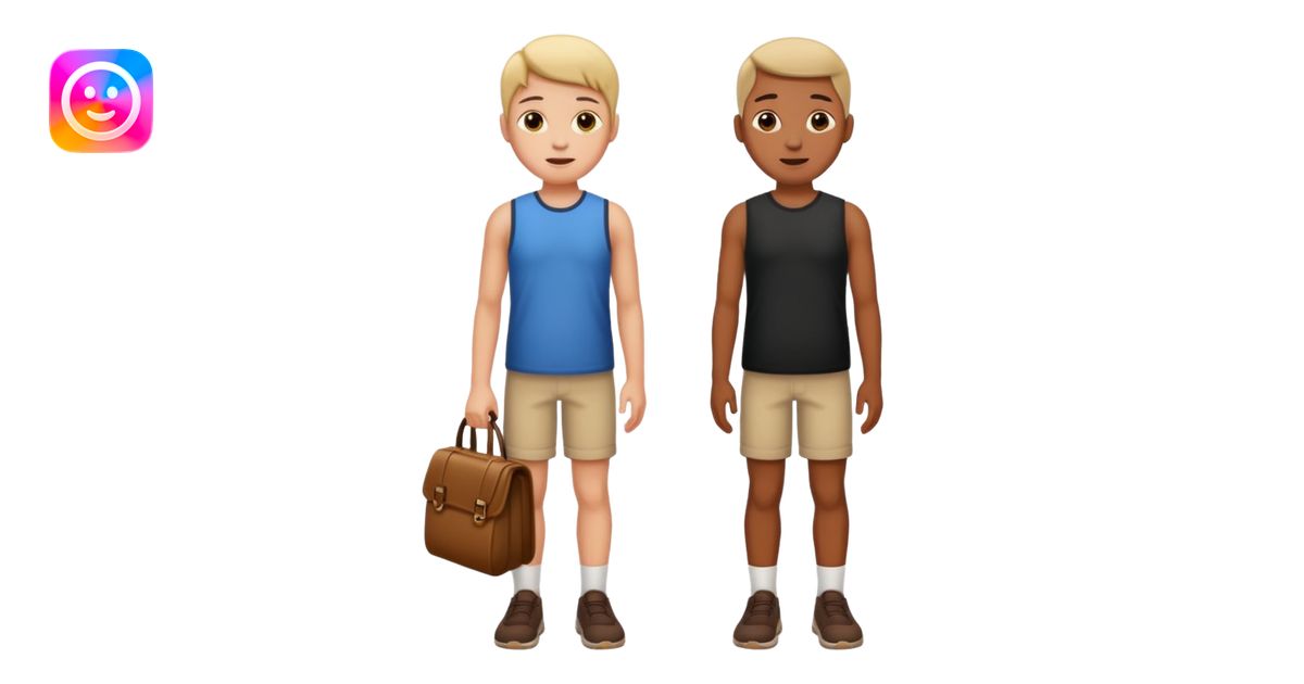 person, yes, or no leg? emoji | AI Emoji Generator