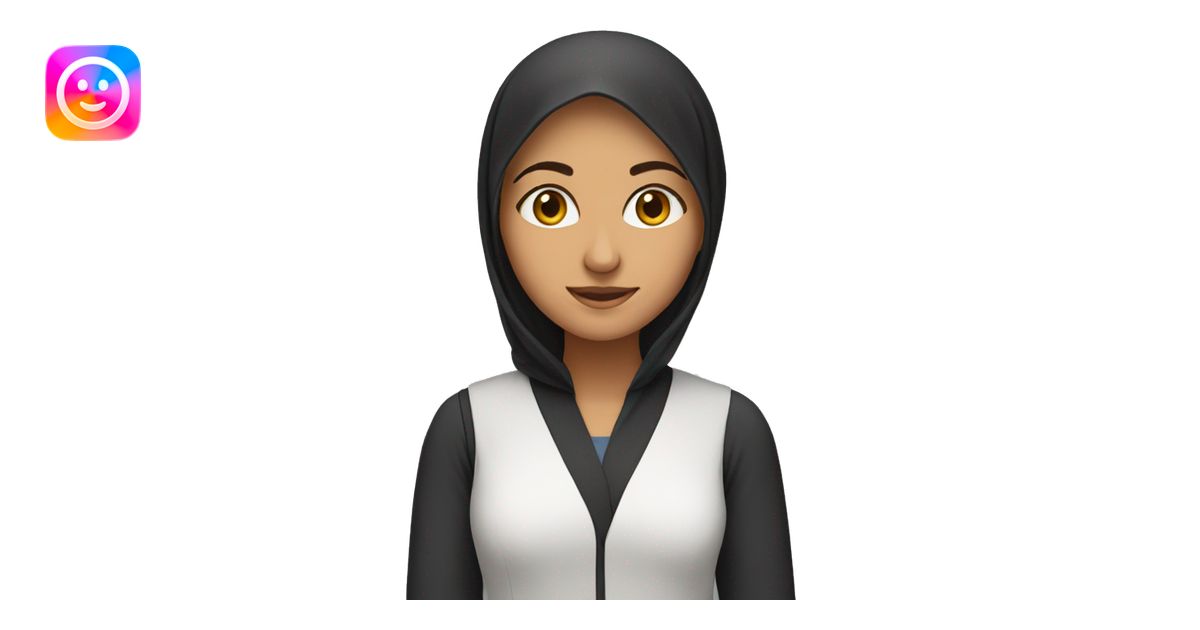 female arabic short student emoji | AI Emoji Generator