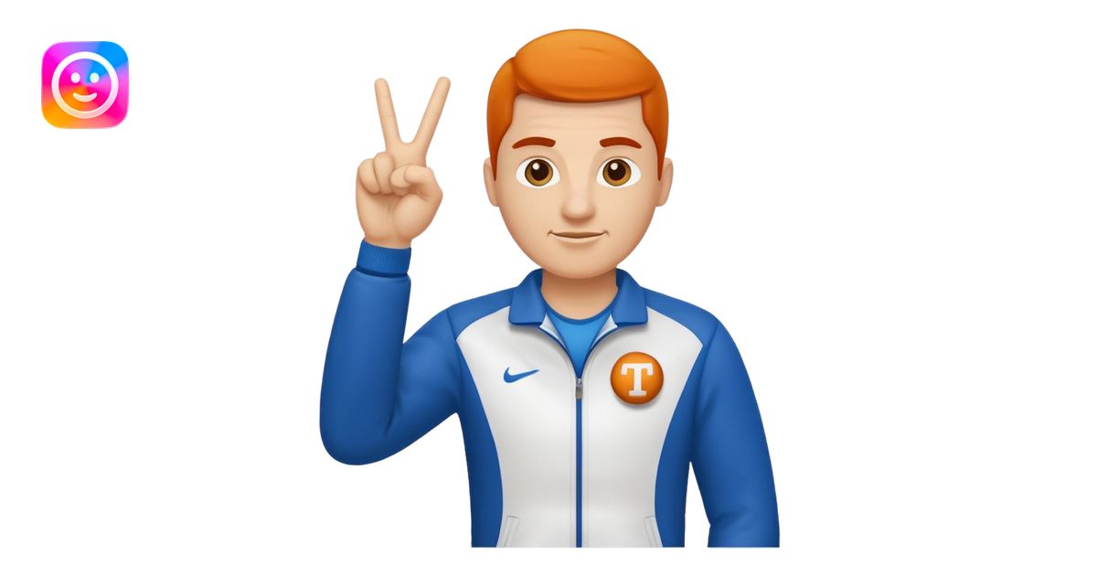 sports coach making T sign emoji | AI Emoji Generator