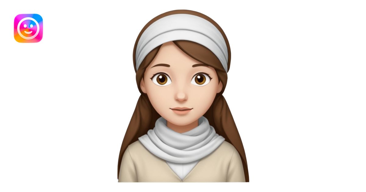 young modest jewish girl emoji | AI Emoji Generator