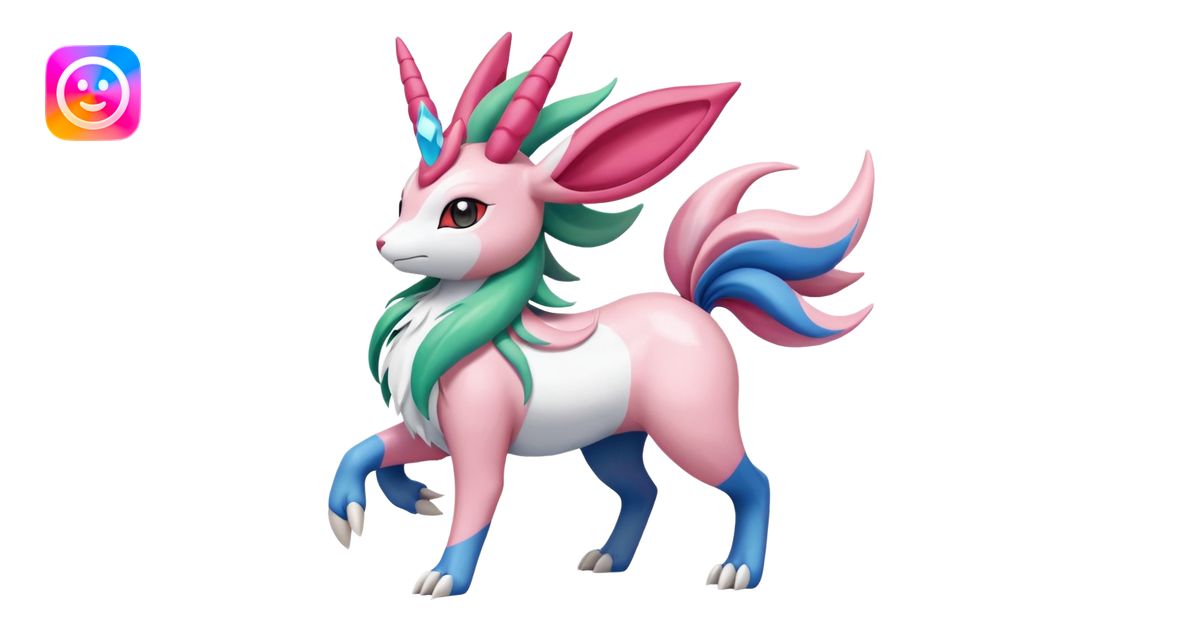 Shaymin-Sylveon-Suicune-Milotic-Amaura-Pokémon-Fakémon-fusion, full ...