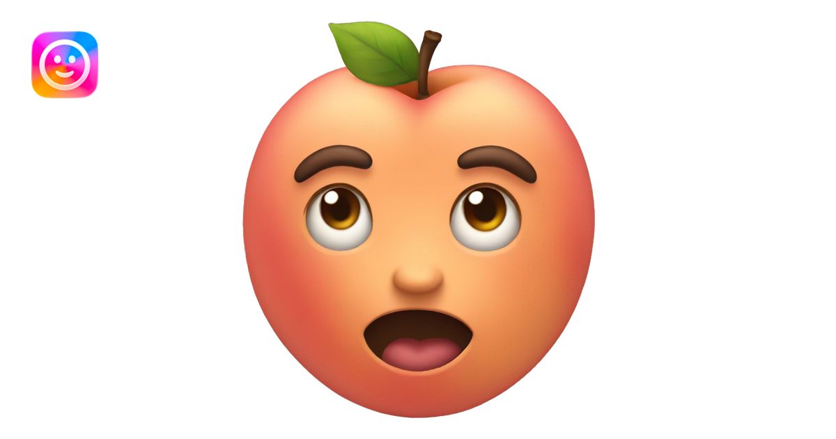 brown peach emoji | AI Emoji Generator