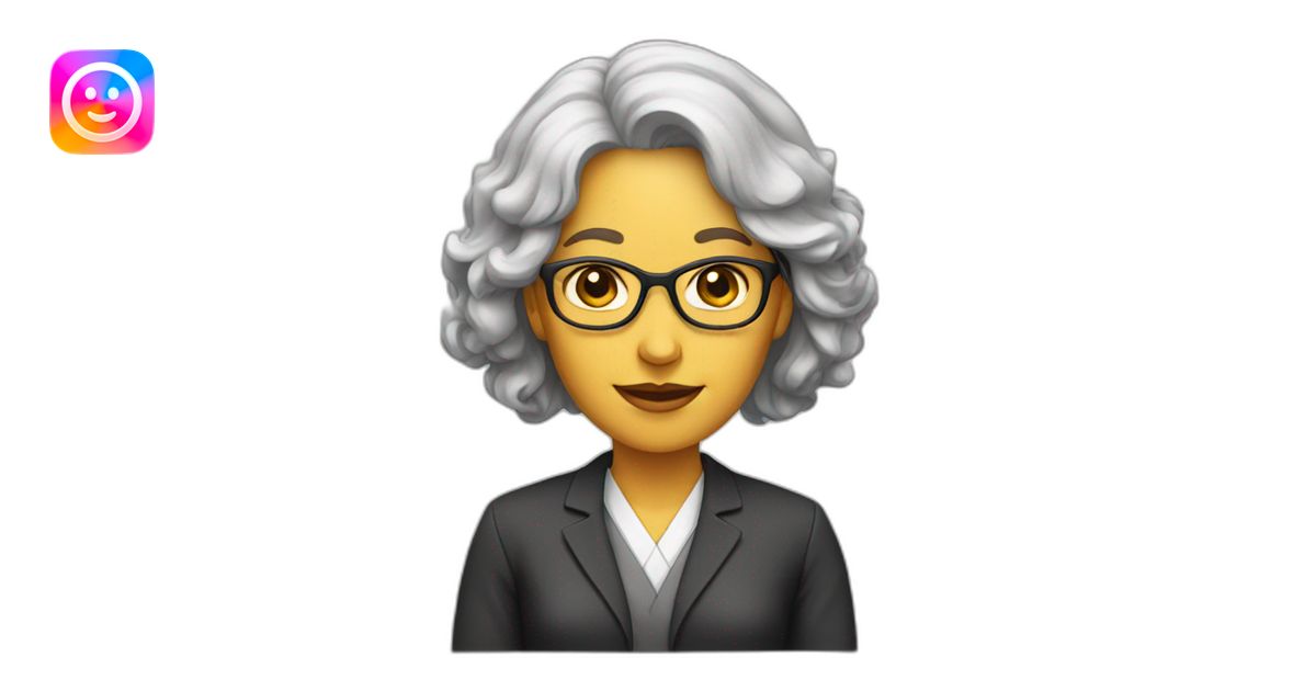 woman professor emoji | AI Emoji Generator