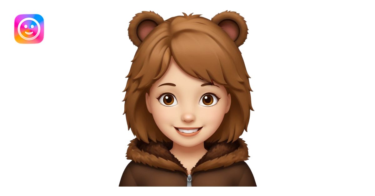 girl wearing bear costume emoji | AI Emoji Generator