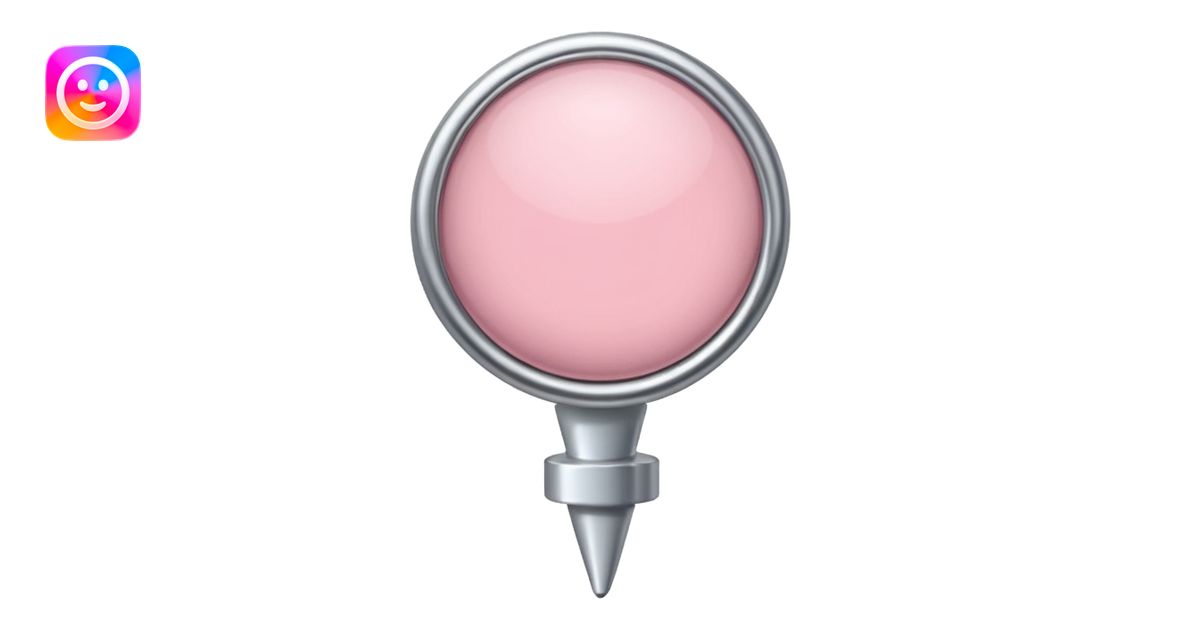 pale pink push pin emoji | AI Emoji Generator