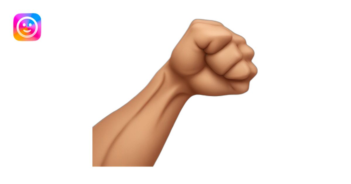 Arm muscles emoji | AI Emoji Generator