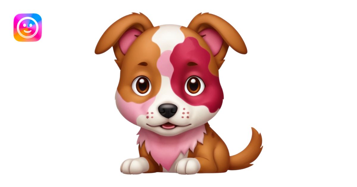 dog's common issue emoji | AI Emoji Generator