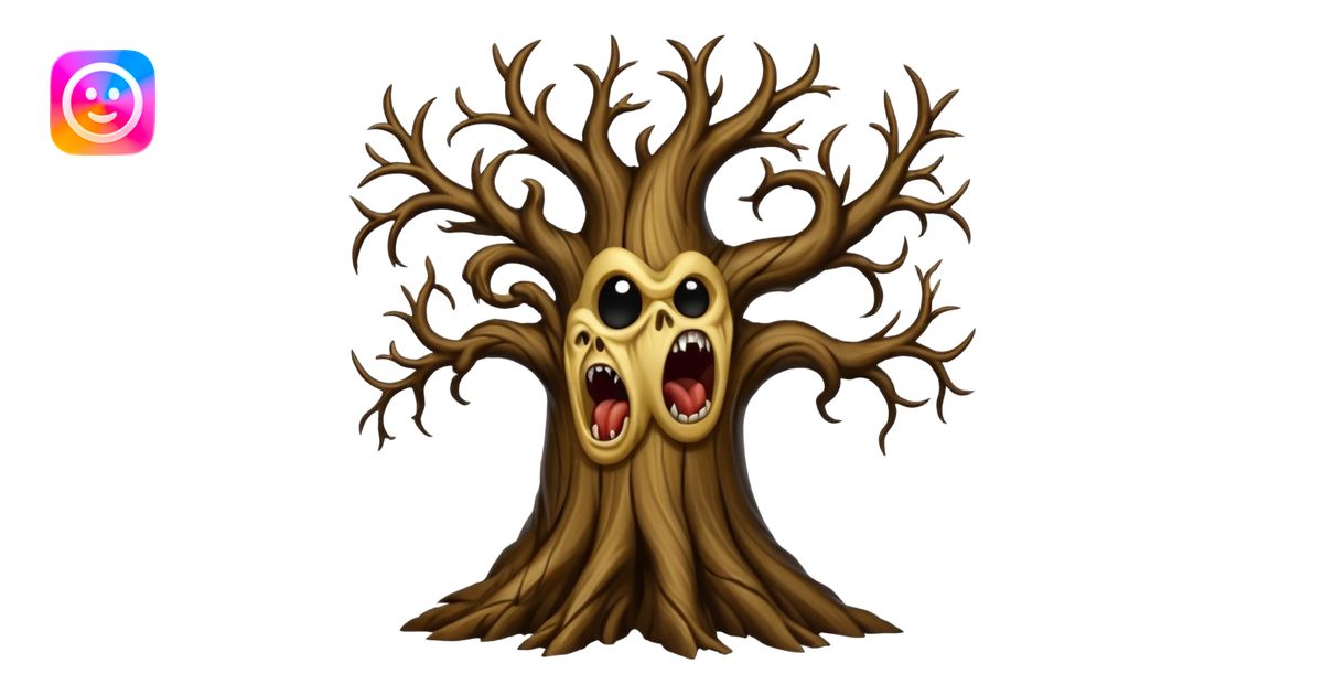 screaming trees emoji | AI Emoji Generator