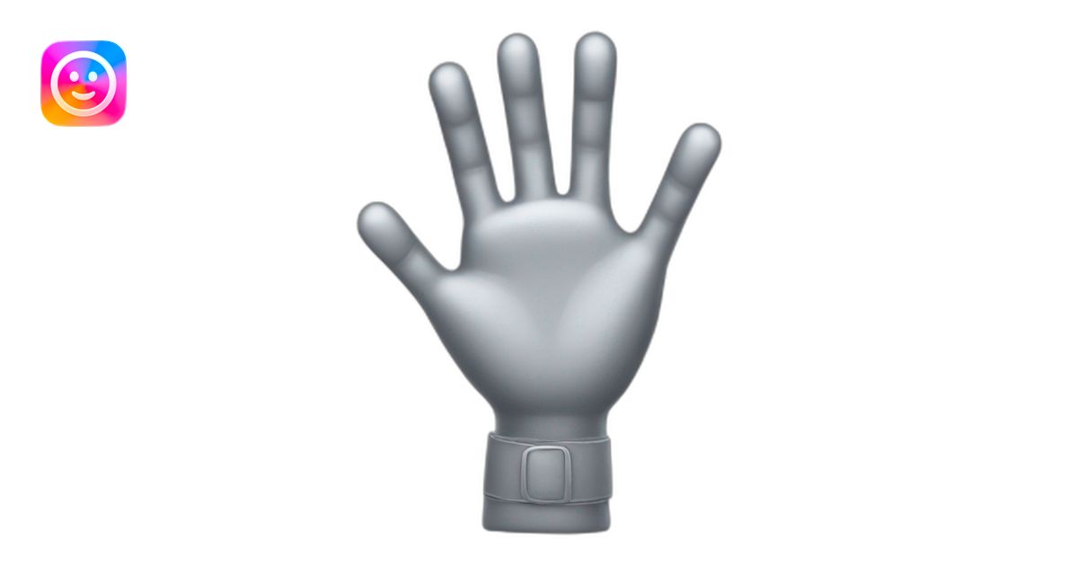 silver hand emoji | AI Emoji Generator